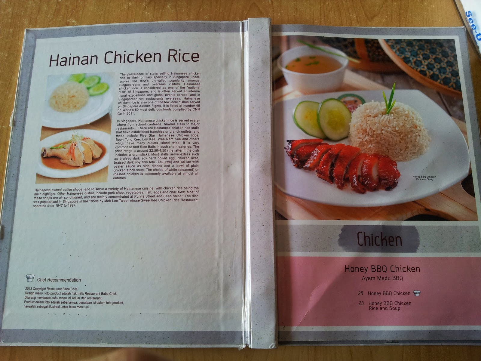 Surabaya Food Stalls & Restaurant: Baba Chef MERR