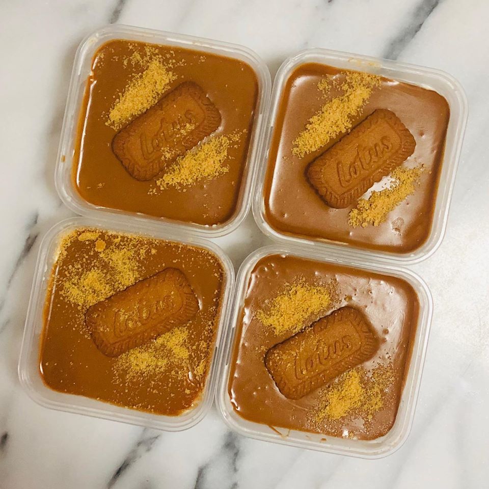 Izah's Kitchen: Speculoos cheesecake singapore, Halal dessert box Singapore