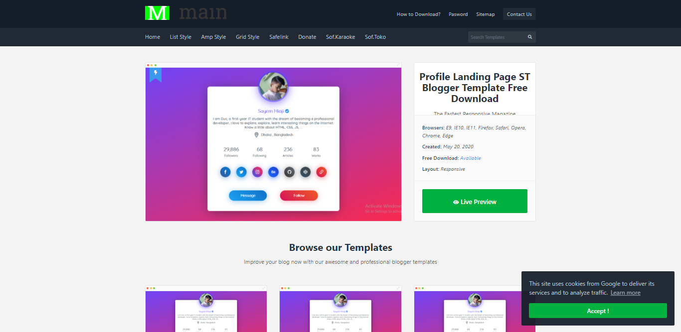 How To Setup Tem Mart Blogger Template