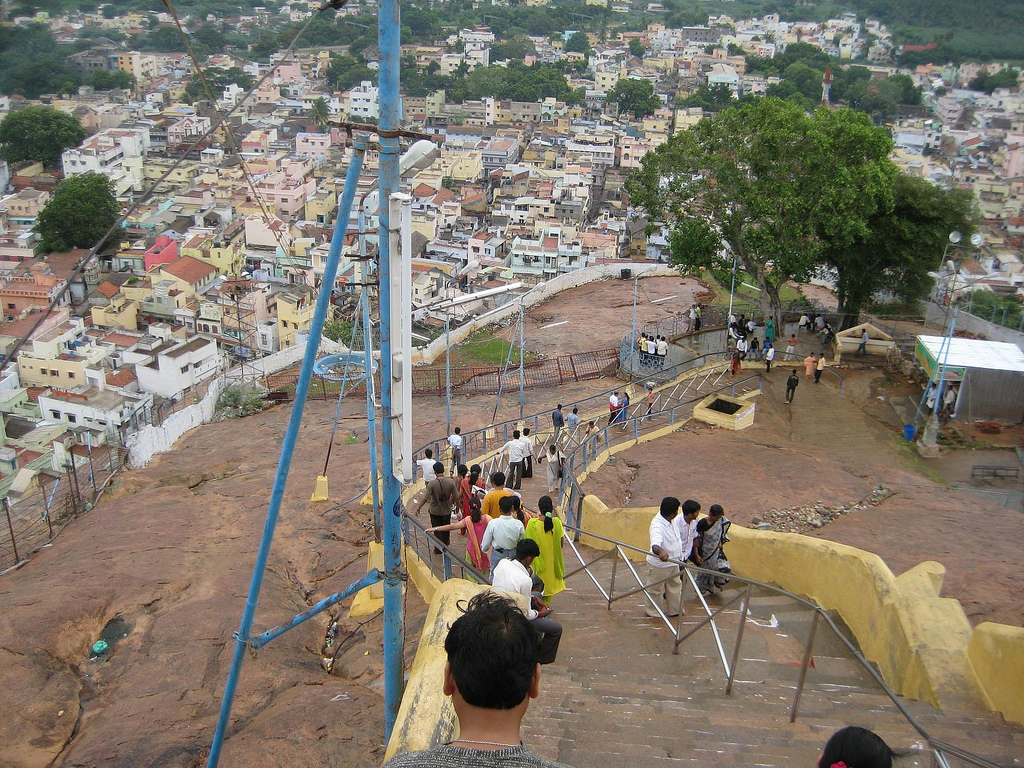 Tamilnadu Tourism: Ucchi Pillayar Temple, Rockfort, Trichy