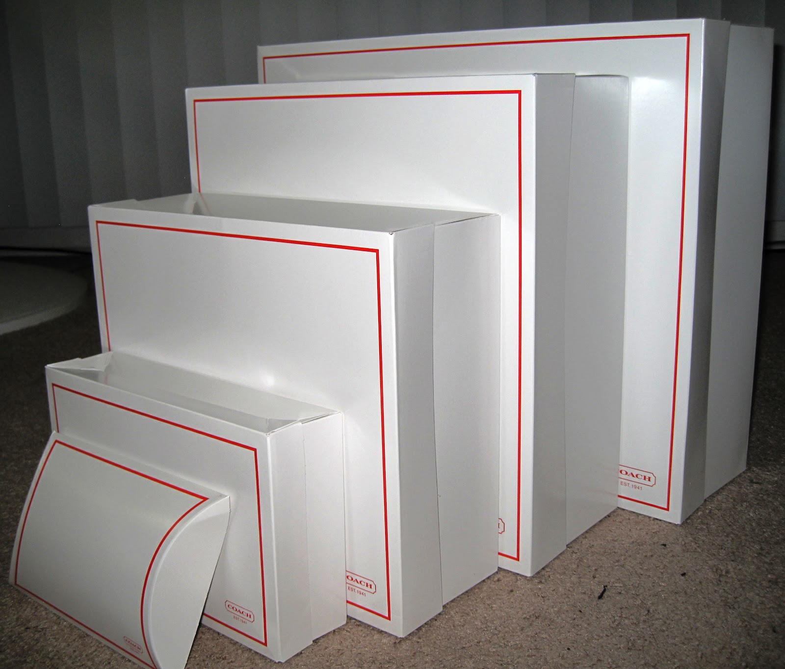 Honey & Jane's Closet: Original COACH Gift Boxes