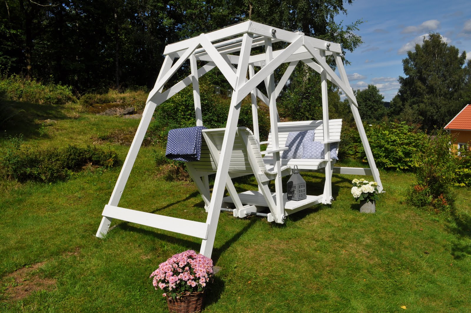 Hemma på Kråkered: Finska gungan klar!