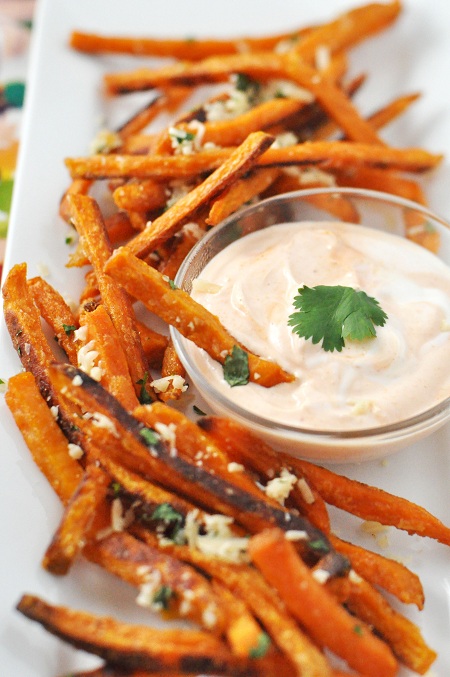 YUMMY RECIPEZZ: Baked Sweet Potato French Fries with Parmesan ...