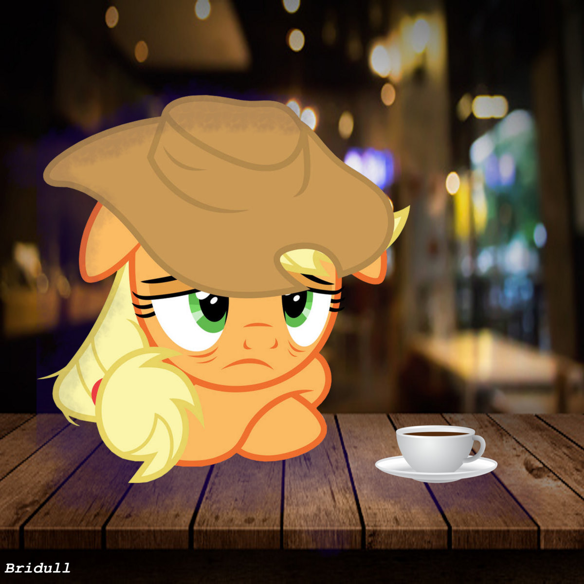 Equestria Daily - MLP Stuff!: Applejack At The Café Album: Bridull ...