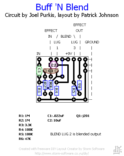 StompBoXed - The Guitar Pedal Builders Repository: Buff 'N Blend