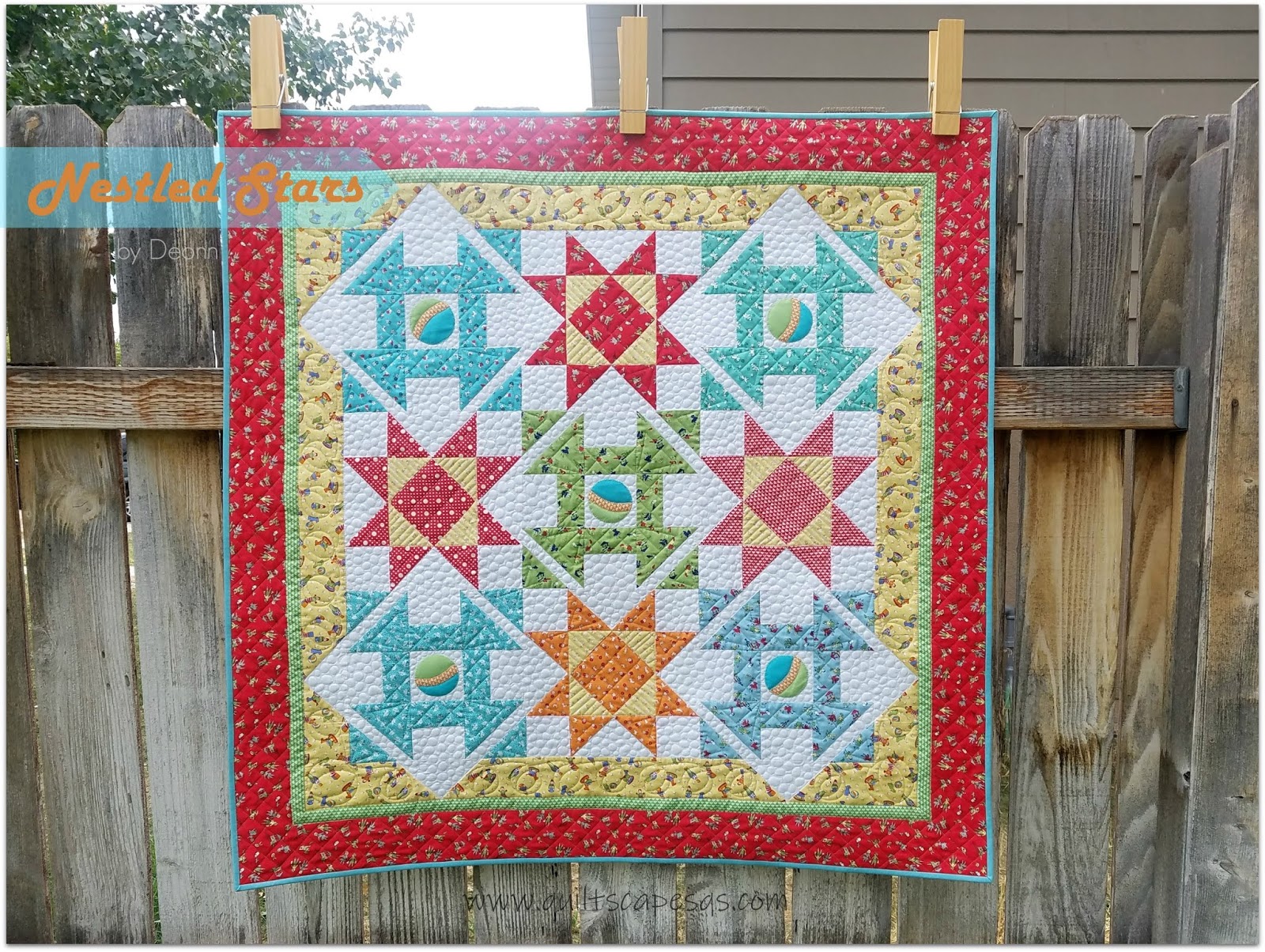.Quiltscapes.: Nestled Stars ~ Storytime 30's