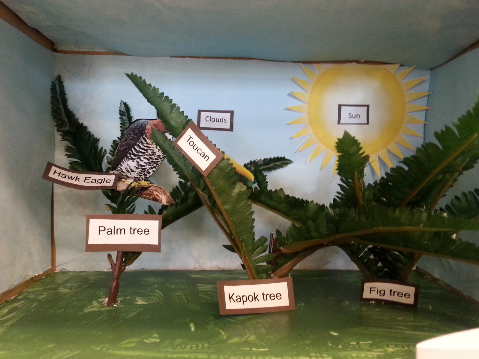 a faithful attempt: Science Habitat Dioramas- Forest Towers