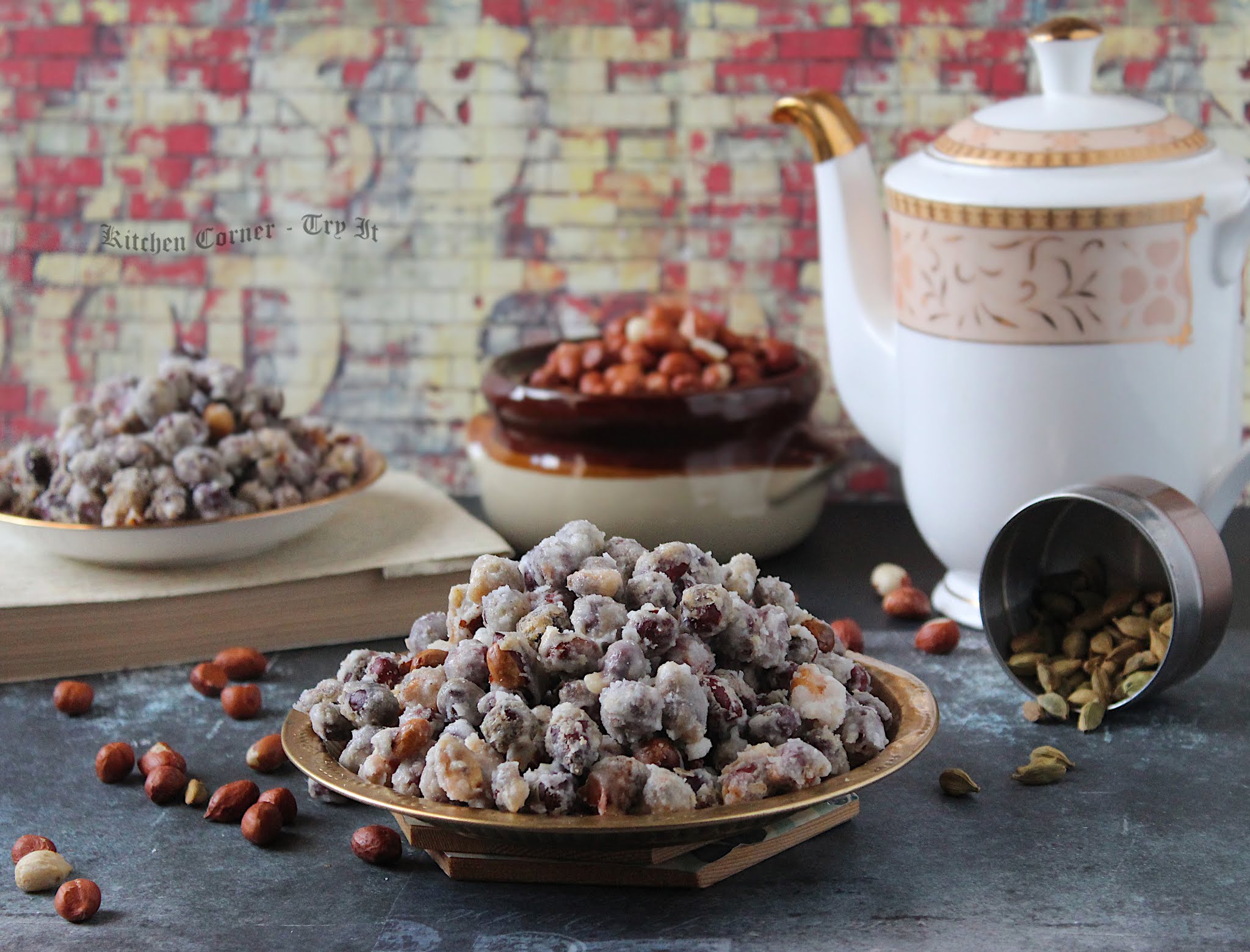 Candied Peanuts/ Cardamom Flavored Sugar Peanuts