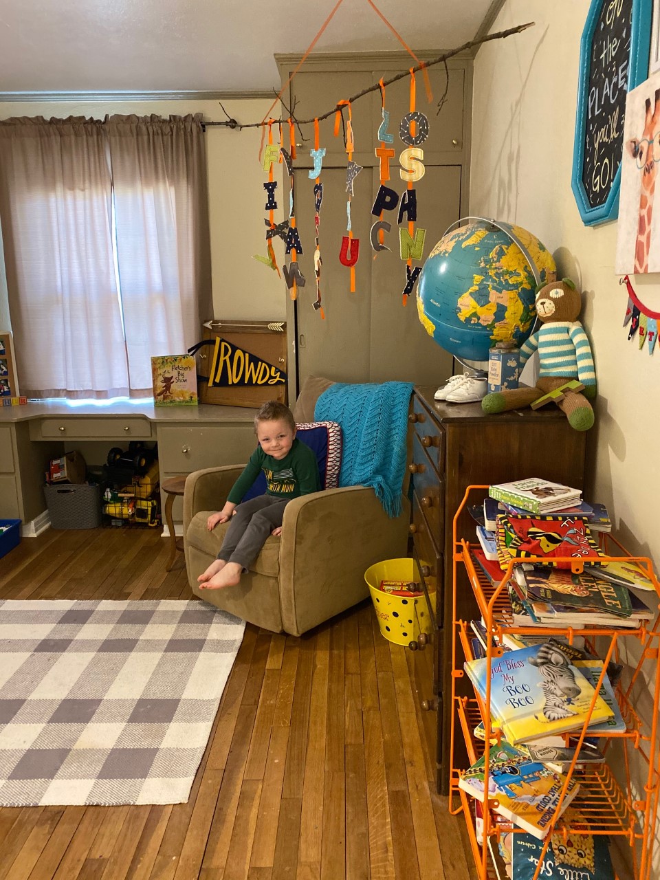 Polka-Dotty Place: Home Tour: Fletcher's Room