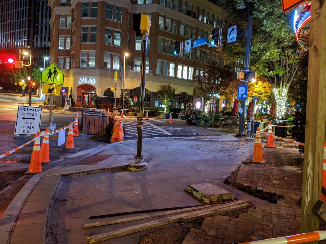 Robert Dyer @ Bethesda Row: Bethesda Row sidewalk work underway Robert Dyer @ Bethesda Row: Bethesda Row sidewalk work underway