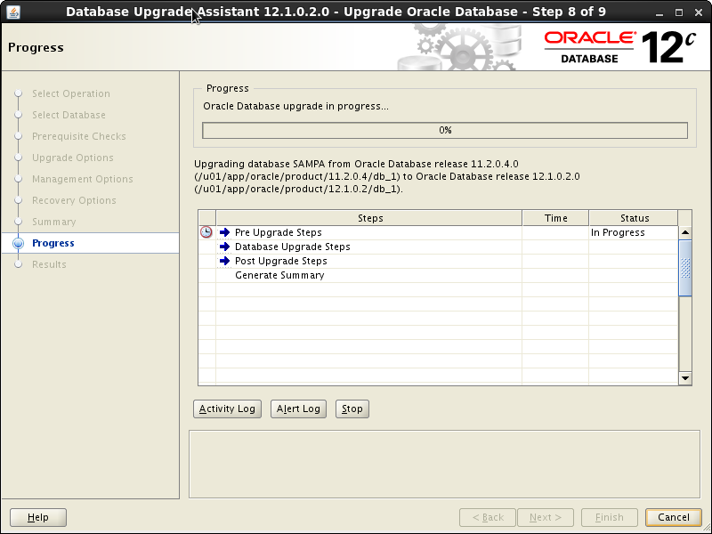 An Oracle Dba Blog Upgrade Oracle Database To 12 1 Using Dbua