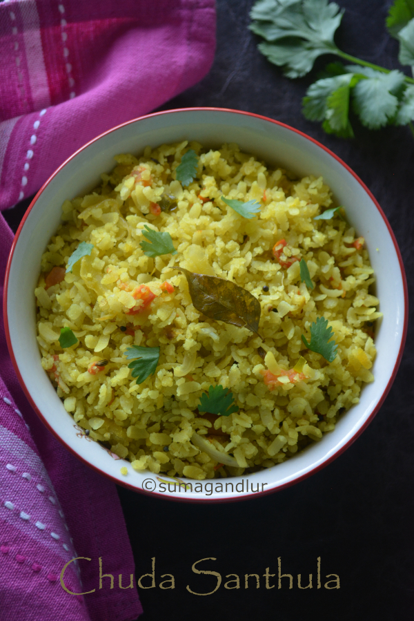 Veggie Platter: Chuda Santhula