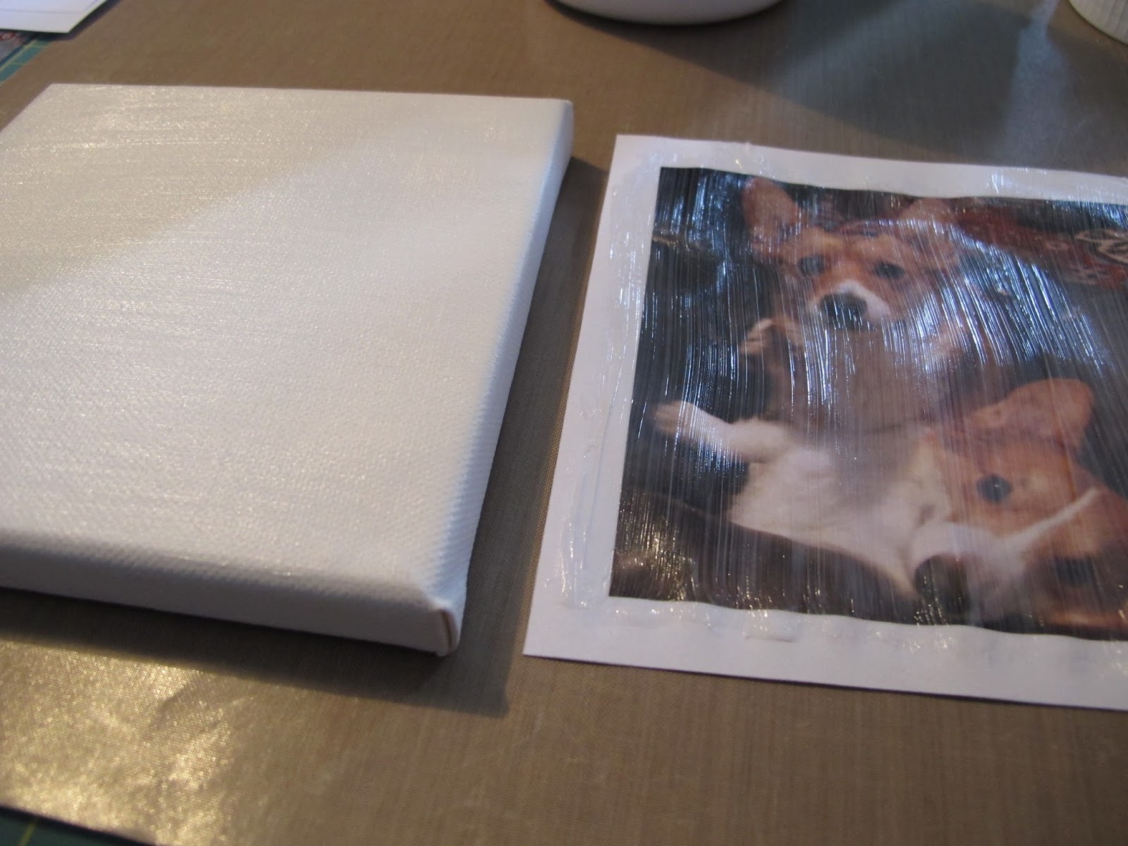 jojo's crafty love: Photo image transfers onto canvas tutorial with Gel ...