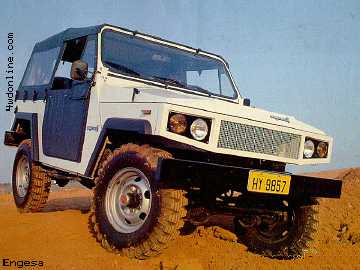 Engesa 4: O Militar que se tornou cívil e com motor de Opala.