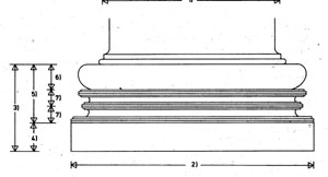 Towncrafting by James Dougherty: The Attic Column Base