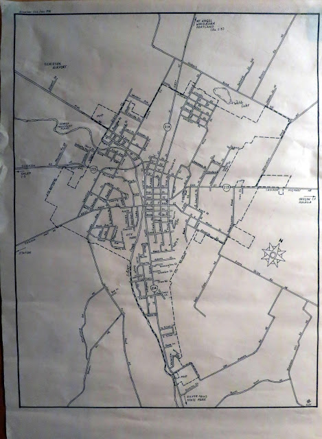 The ZehnKatzen Times: The 1994 Map Of Silverton, Oregon