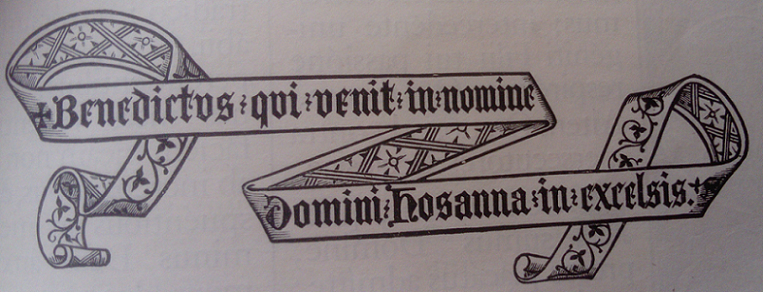 ZEPHYRINUS.: “Benedictus Qui Venit In Nomine Domini, Hosanna In ...