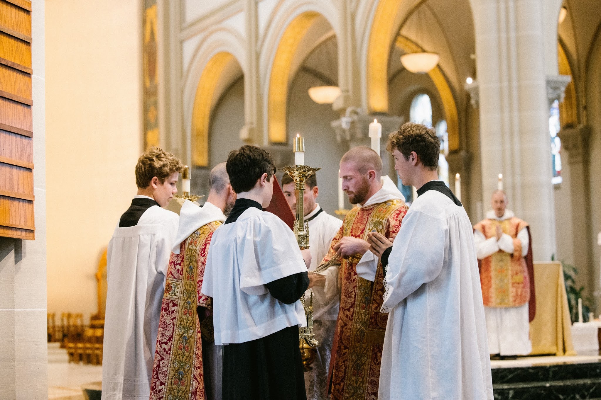New Liturgical Movement: A First Mass at St Vincent Archabbey