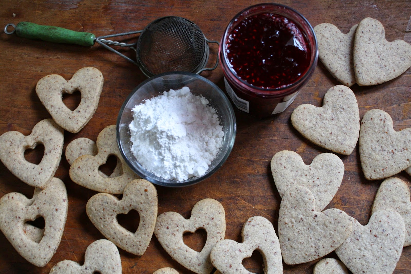 salted sugared spiced™: Linzer Sable Cookies