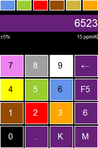 Bbroy - Metro UI style resistor color code converter