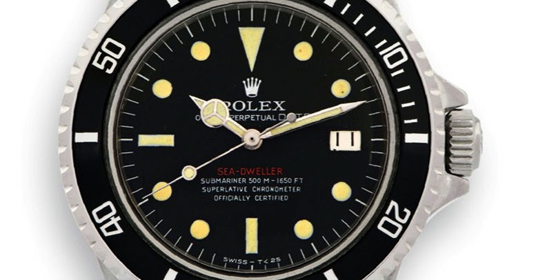 Welcome to RolexMagazine.com: Single Red Rolex SEA-DWELLER Prototype