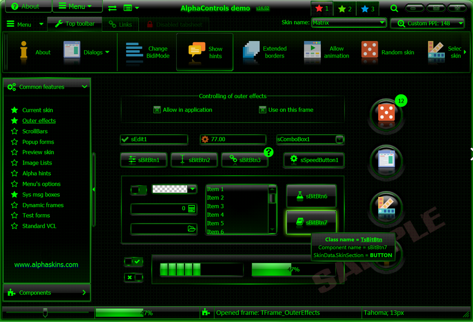 How to install alpha skin for delphi 7 - mayapassa