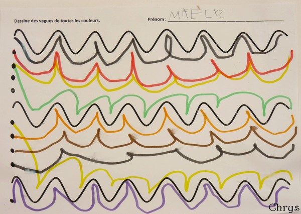 Le Journal de Chrys: Des vagues en maternelle