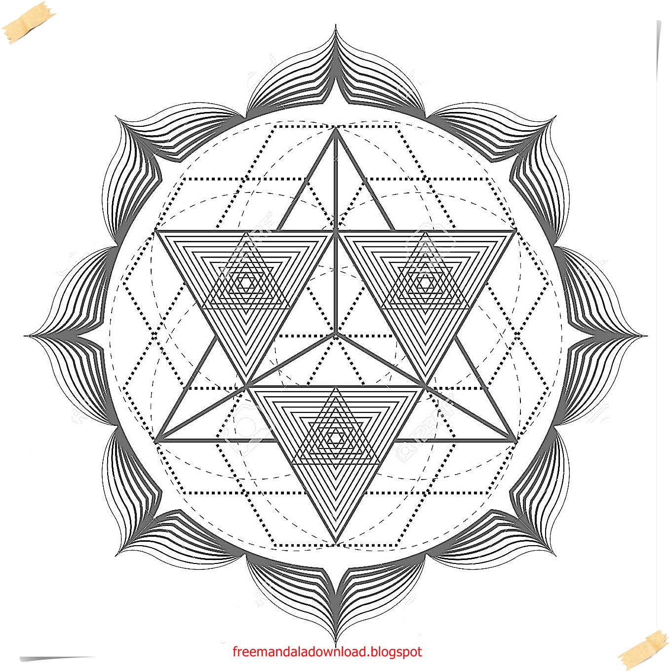 LEBEN-BLUMEN-Mandala-LIFE FLOWER mandala - Free Mandala