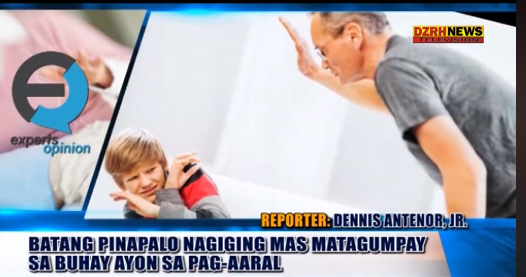 ‘Batang pinapalo nagiging mas matagumpay sa buhay ayon sa pag-aaral ...