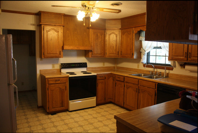 517 creations: Our Kitchen...before and after.