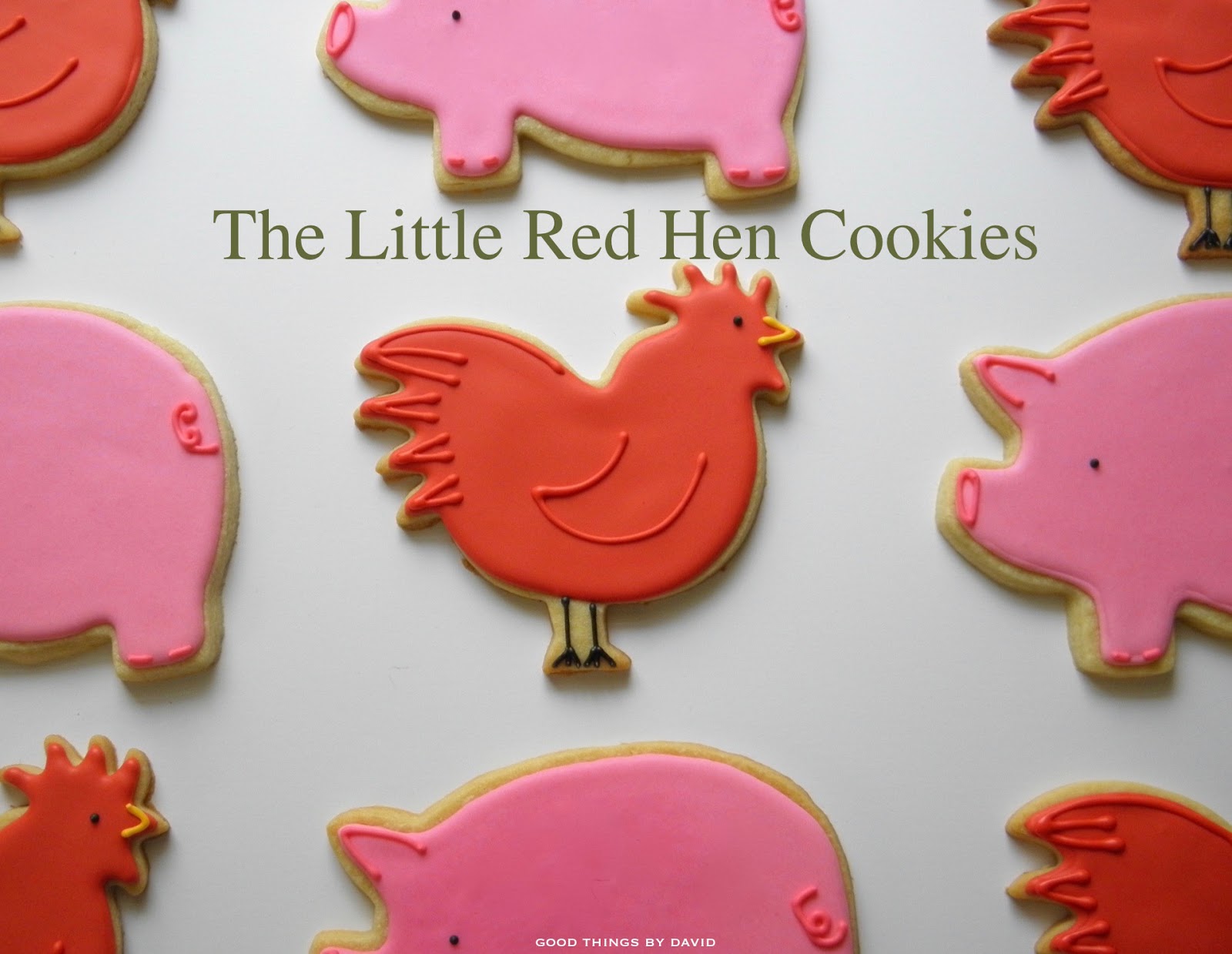'The Little Red Hen' Sugar Cookies