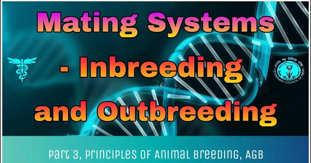 Mating Systems - Inbreeding and Outbreeding.
