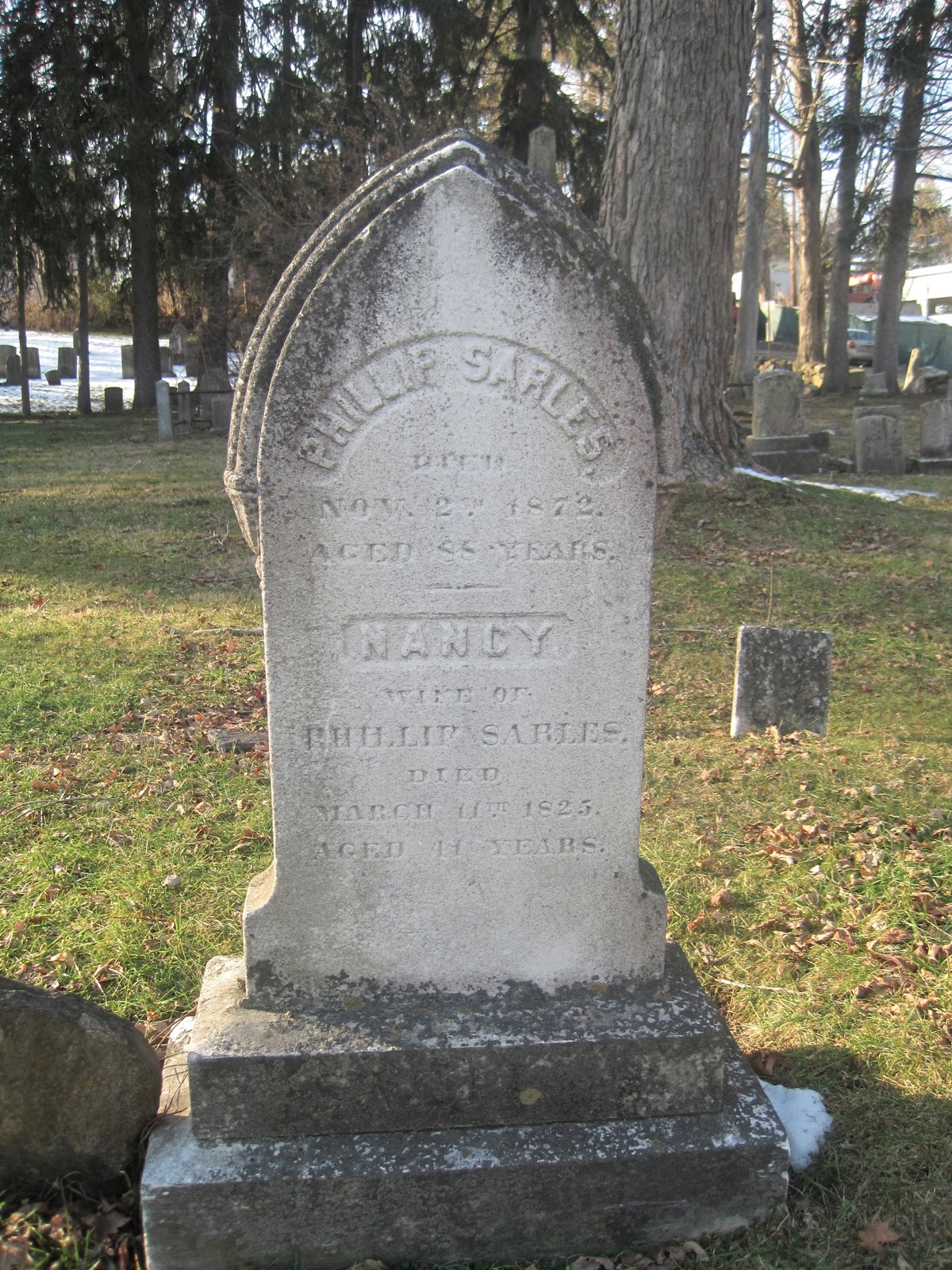 The Episcopal Cemetery Project: Philip and Nancy Sarles