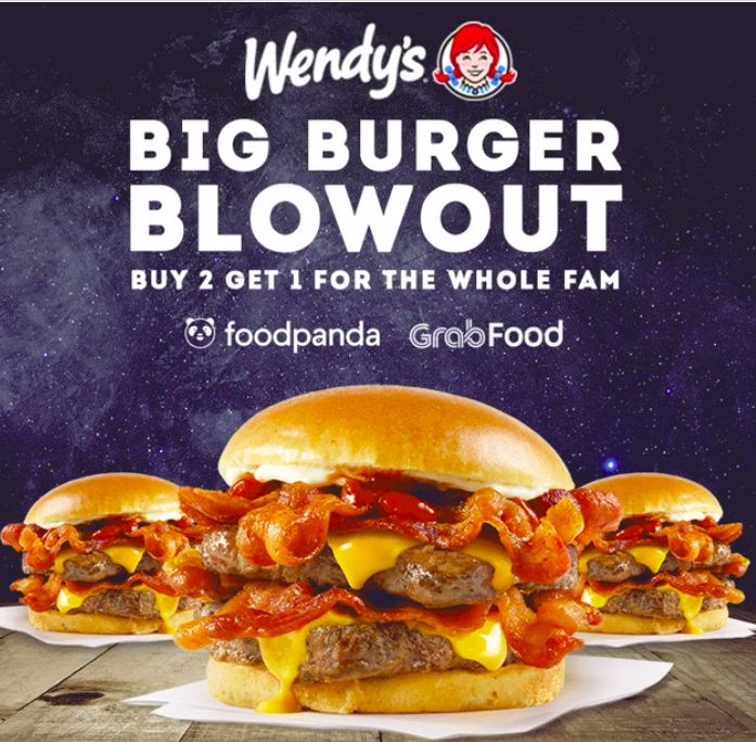 Manila Shopper: Wendy's Big Burger Blowout Promo: Apr 2020
