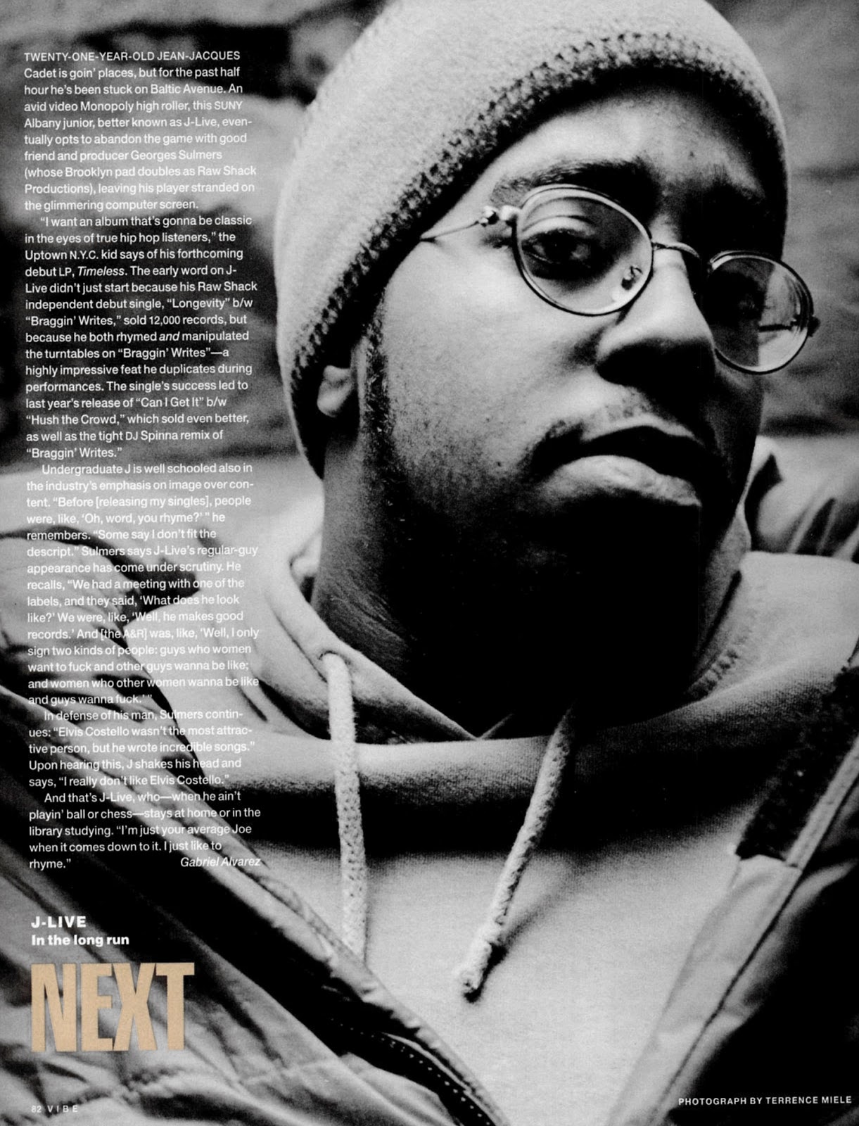 Hip-Hop Nostalgia: J-Live "Next" Feature In Vibe Magazine (July, 1997)