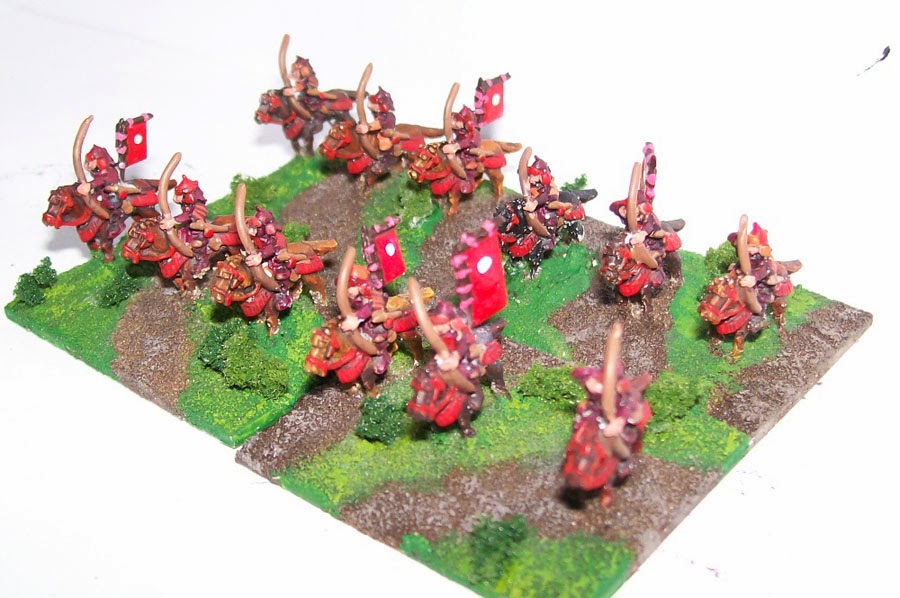 Analogue Hobbies: From ClintB: 10mm Samurai Mounted Archers (24 points)
