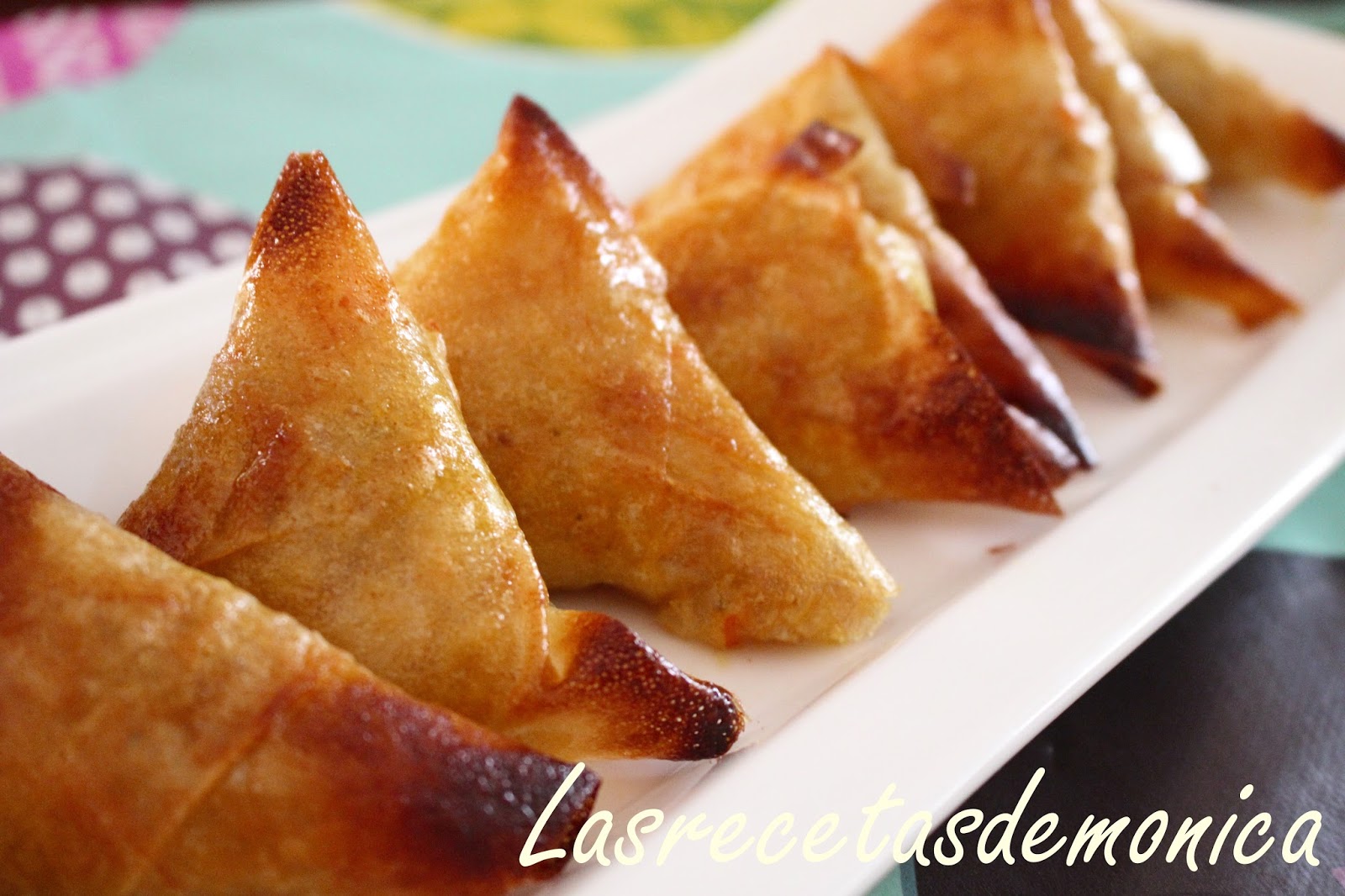 Las recetas de Mónica: Briwat de langostinos