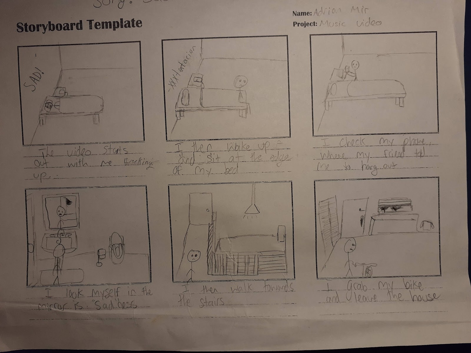 AICE Media Studies Blog: Storyboard for music Video