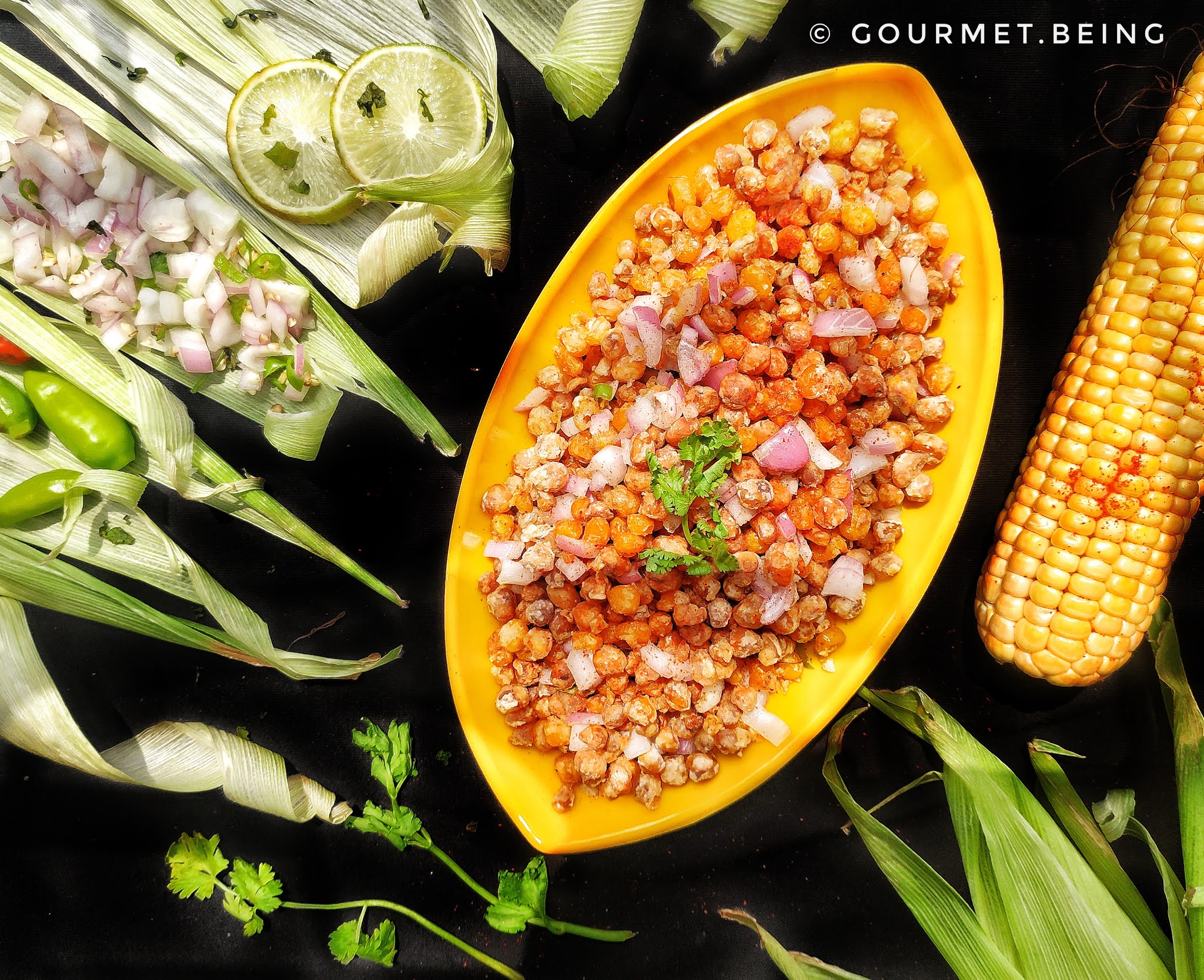 Crispy Corn Chaat Recipe|Rainy Day Special|Sweet Corn Recipe|