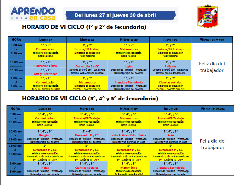PROGRAMACION DE TRANSMISIONES Y HORARIO ~ AUDIOS Y PROGRAMACIONES