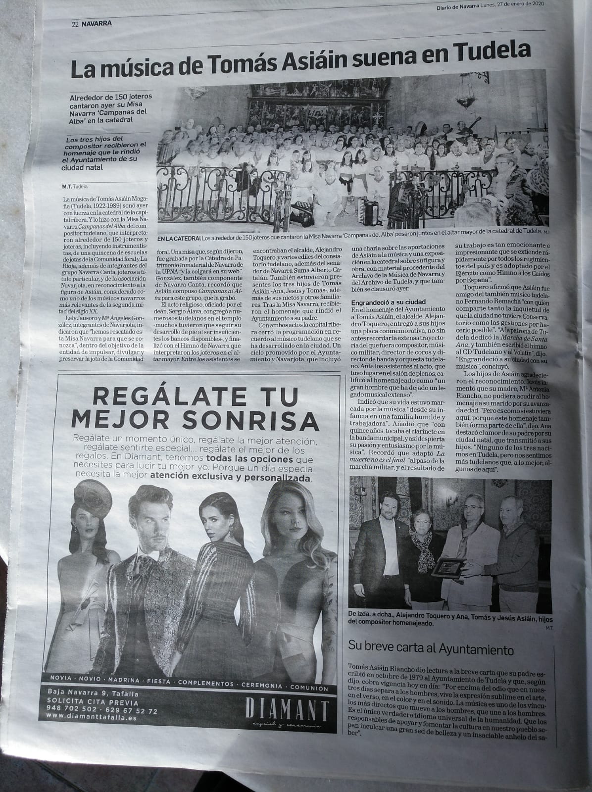 Jotas y Joter@s: Misa Navarra (Campanas del Alba) Homenaje a Tomás ...