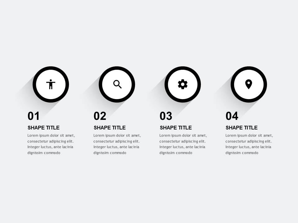 Circle Point Shadow PowerPoint Templates - PowerPoint Free