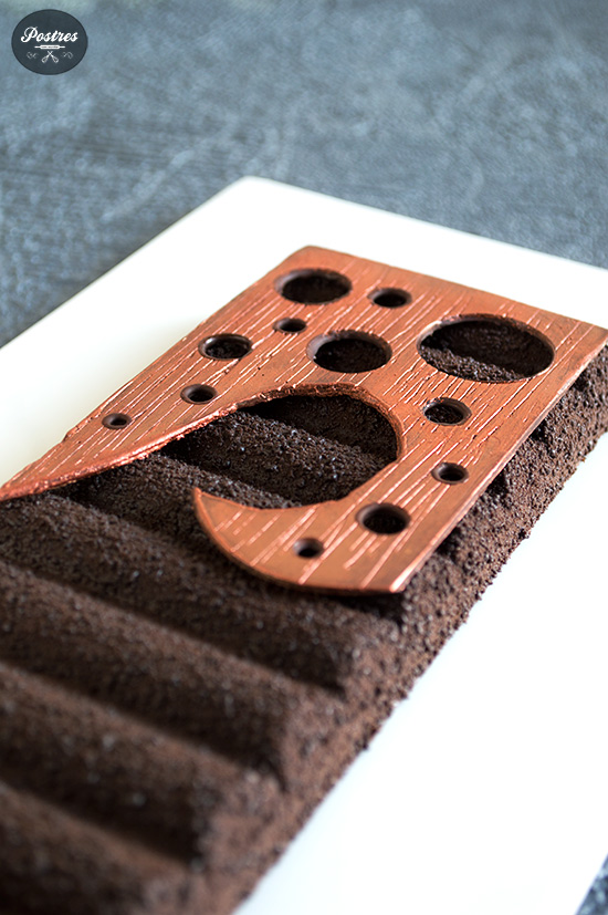 Turrón de Baileys y Haba Tonka con Crocante de Praliné de Avellanas