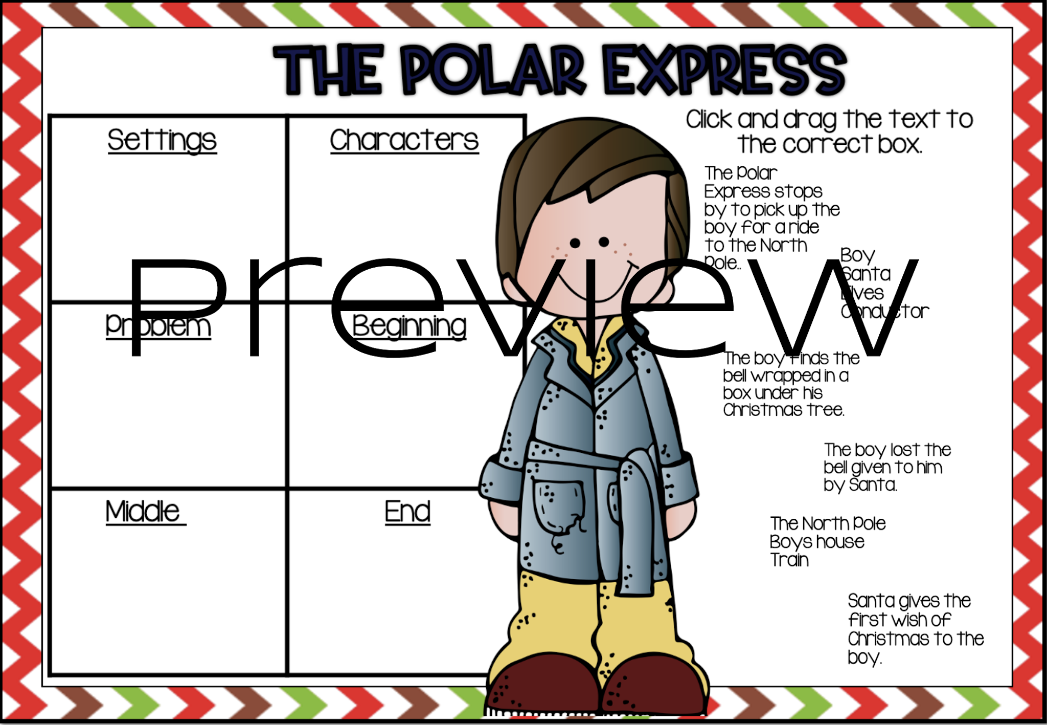 1st Grade Hip Hip Hooray!: Catch a Ride on the Polar Express
