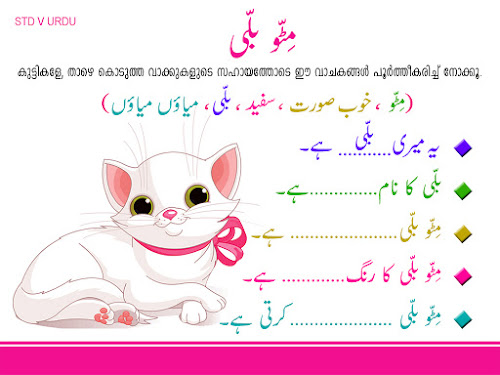 urdunotebook: Std 5 Unit 1.3 Pyari Pyari Gudiya