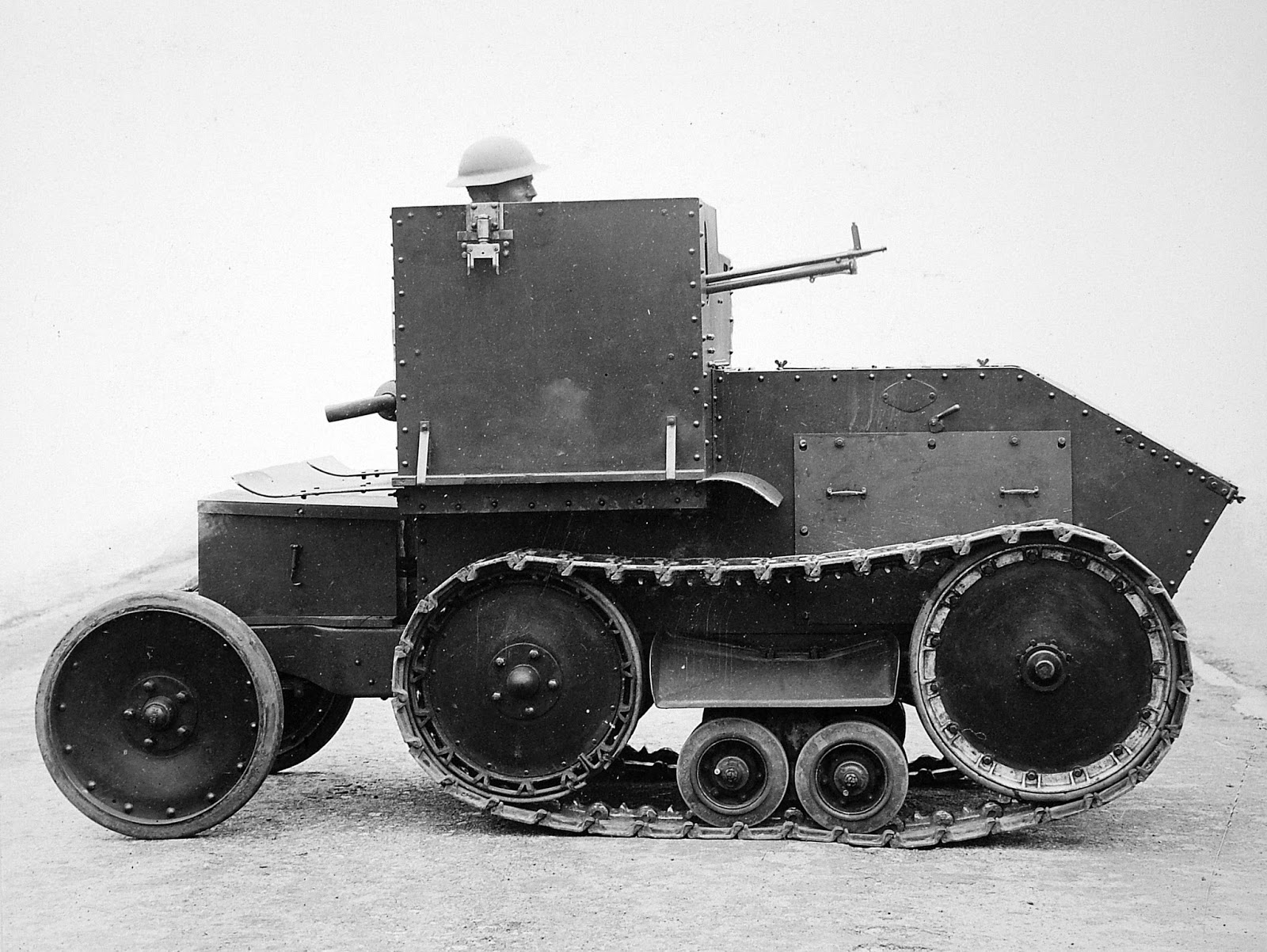 Interwar Tank Development: Morris-Martel one man tank, 1926