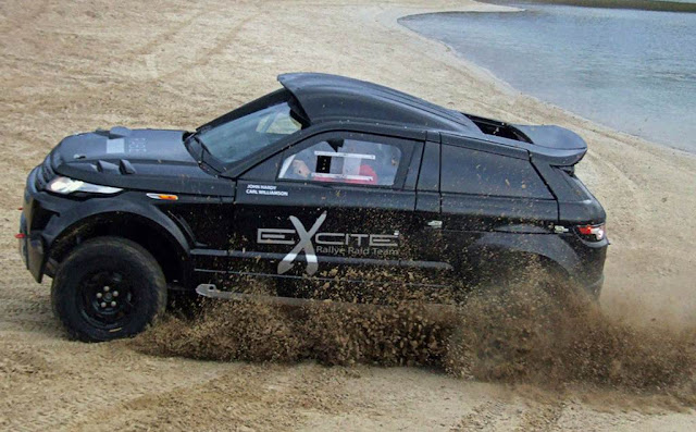 Range Rover Evoque feito para o Rally Dakar