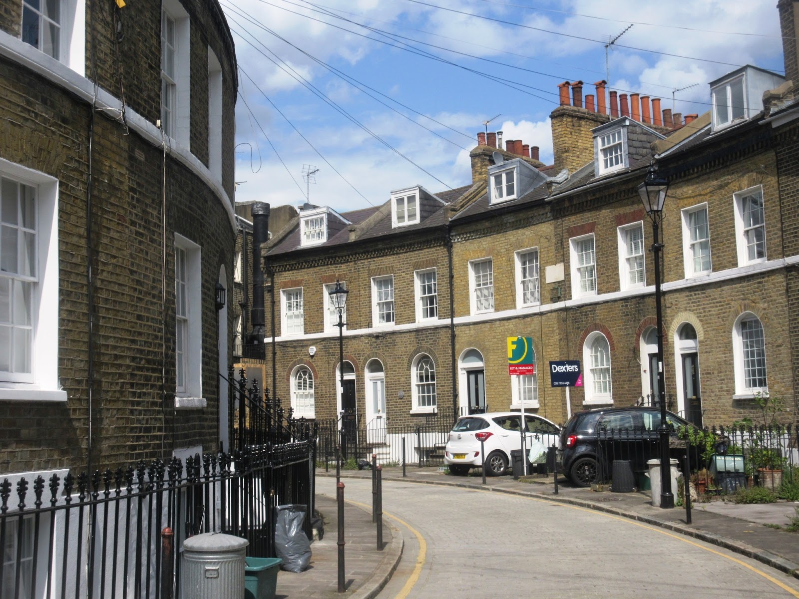 Liberal England: Keystone Crescent near King's Cross station