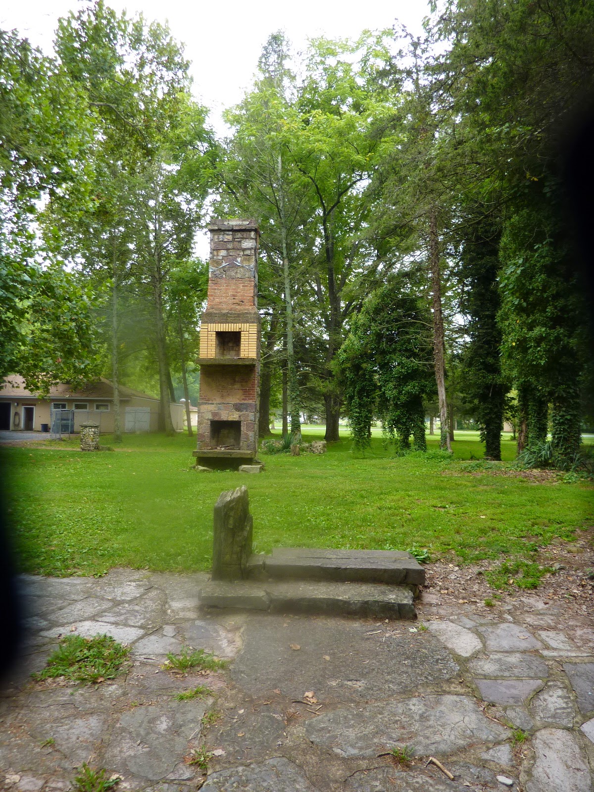 Shenandoah Blue Ridge Ramble: The Natural Chimneys On Route Today