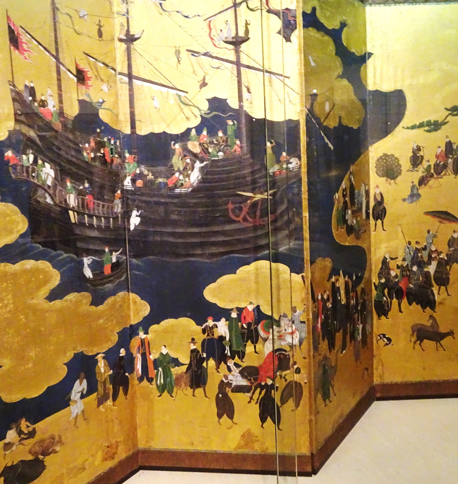 THIS and THAT: Os Biombos Nanban do MNAA